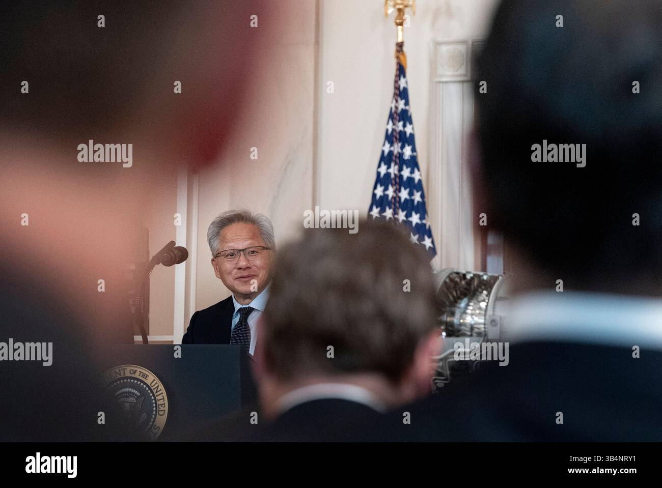 Washington, United States. 30th Apr, 2025. Nvidia CEO Jensen Huang ...