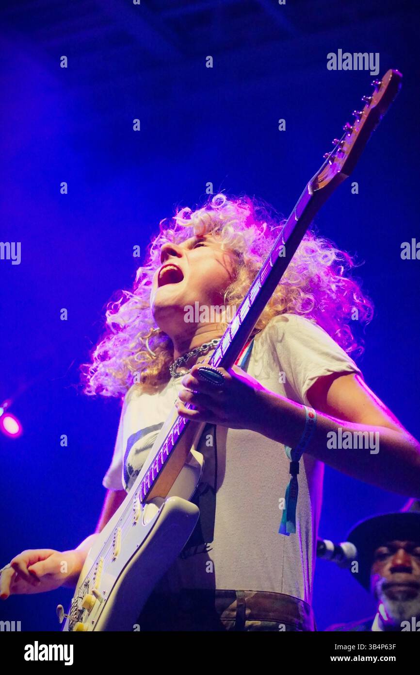 April 26, 2025, Austin, Texas, USA: 18 year old guitar sensation Grace ...