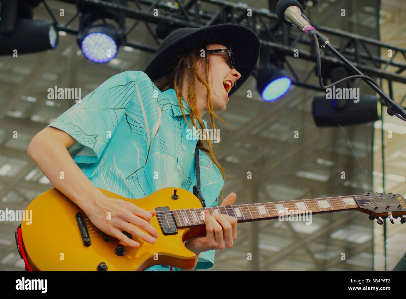 April 26, 2025, Austin, Texas, USA: Australian guitar sensation Taj ...