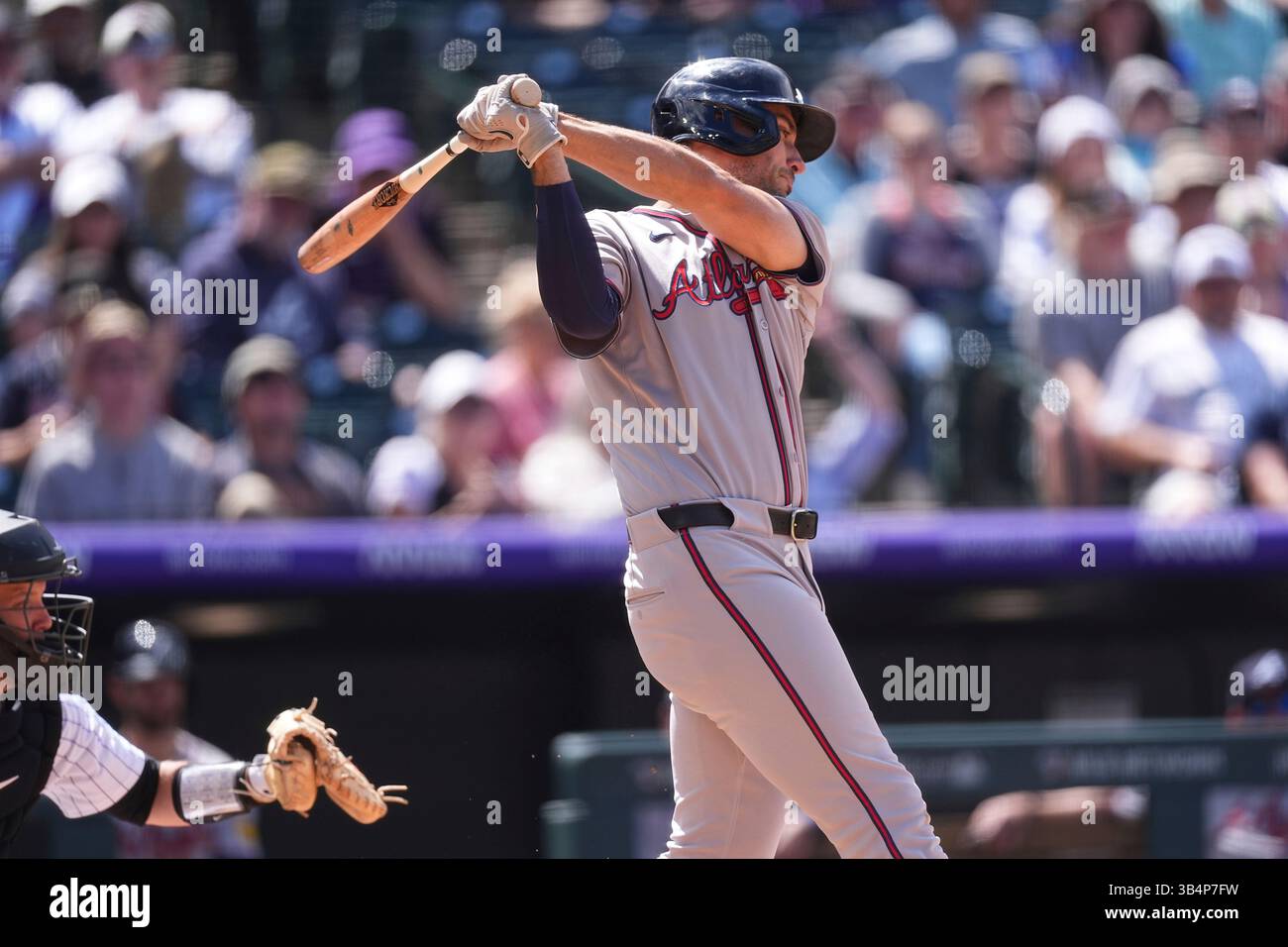 Atlanta Braves first baseman Matt Olson (28) in the sixth inning of a ...