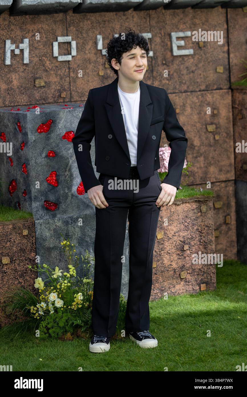 Celebs attend A Minecraft Movie World Premiere in Leicester Square ...