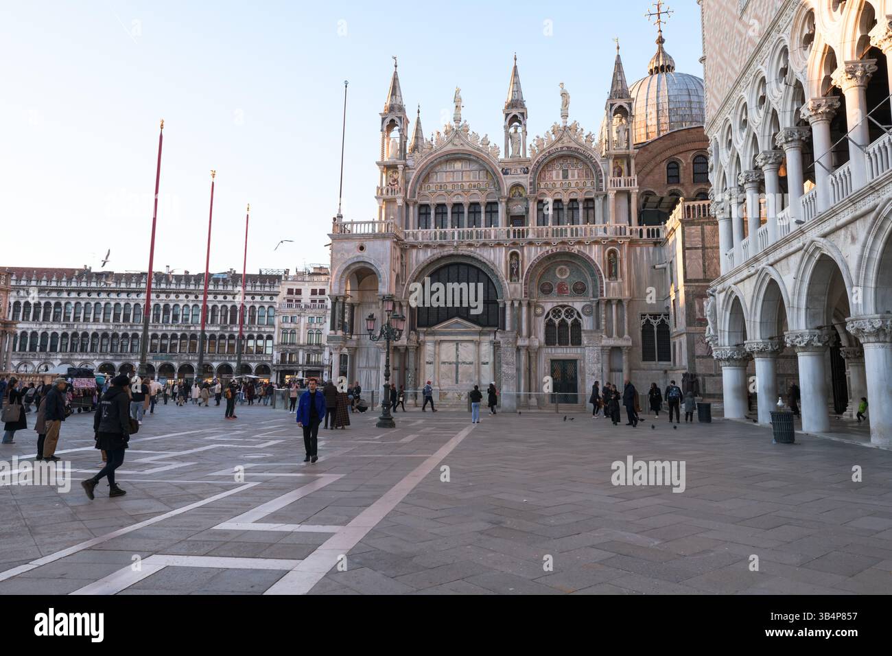 Venice St. Marks plaza square,Italy Stock Photo - Alamy