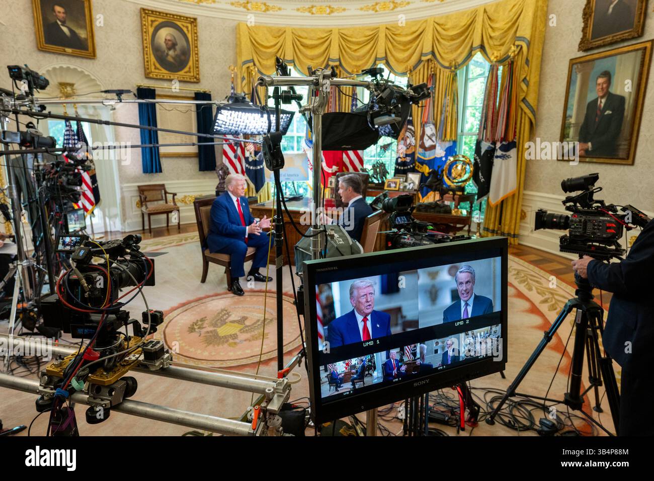 Washington, District of Columbia, USA. 29th Apr, 2025. President Donald ...