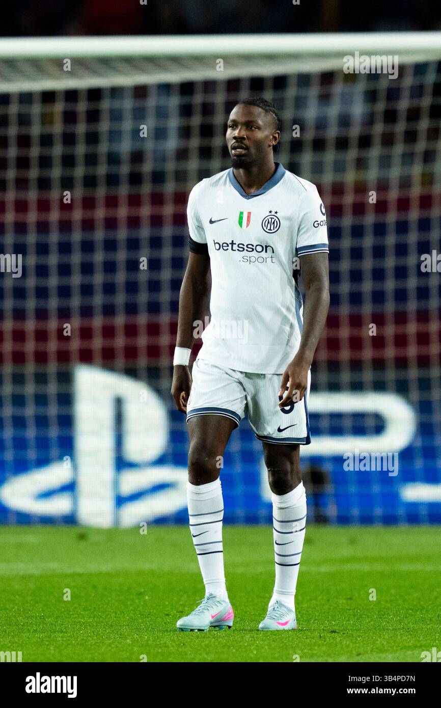 Barcelona, Spain. 30th Apr, 2025. Marcus Thuram (Inter Milan ...