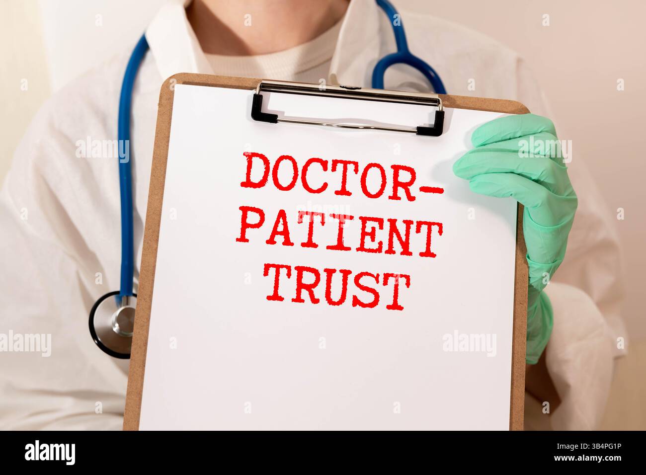 Doctor giving hope. Close up shot of young female physician leaning ...