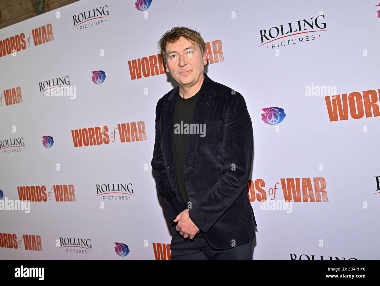 Director James Strong attends the premiere of "Words of War" at Village East by Angelika on ...