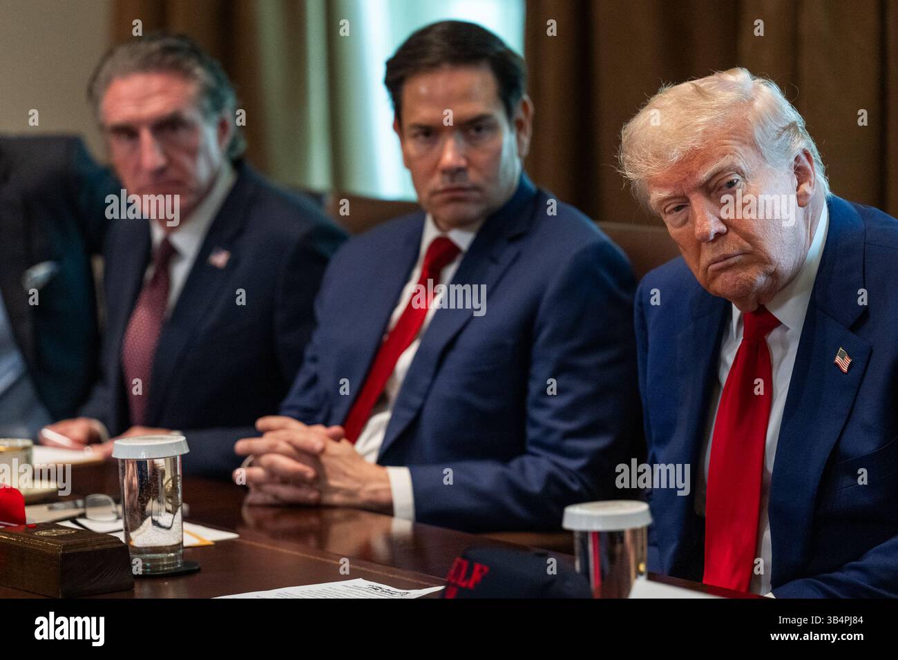 President Donald Trump holds a Cabinet meeting, Wednesday, April 30 ...