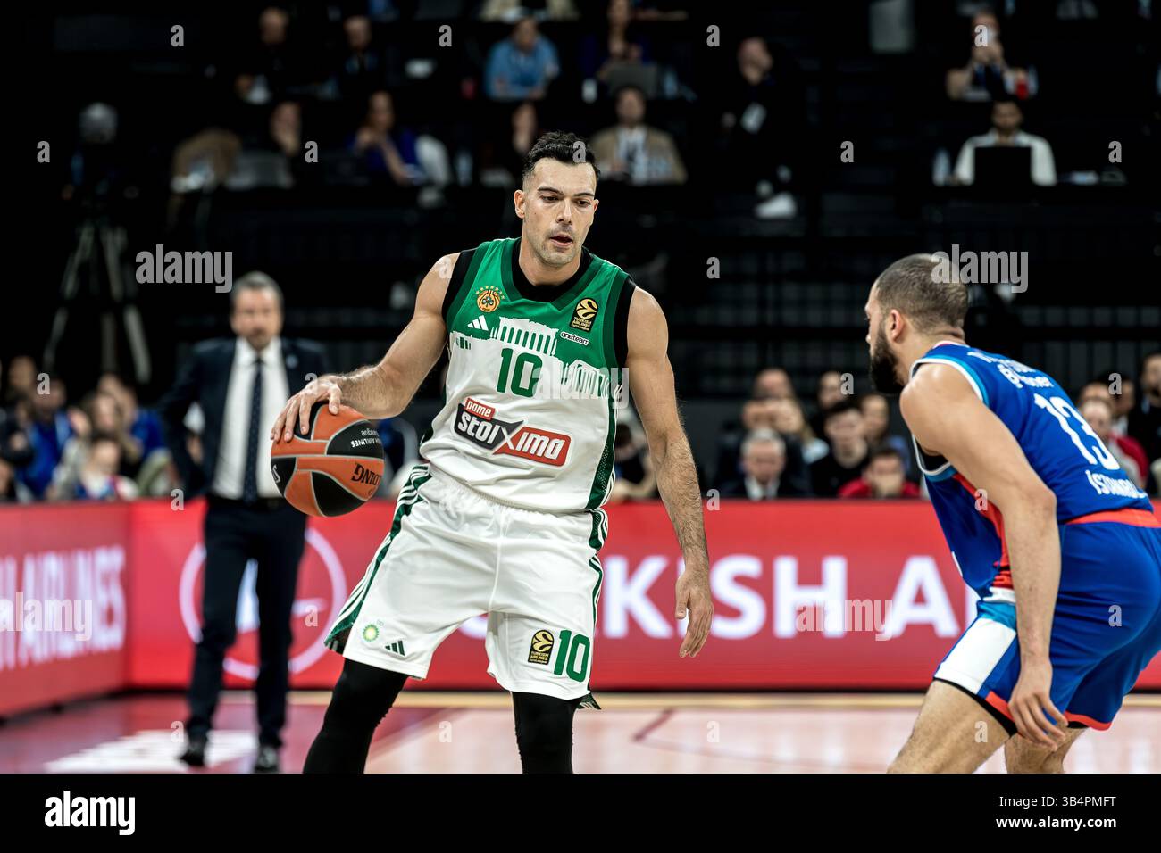 ISTANBUL, TURKEY - April 30 , 2025: KOSTAS SLOUKAS ,#10 of ...