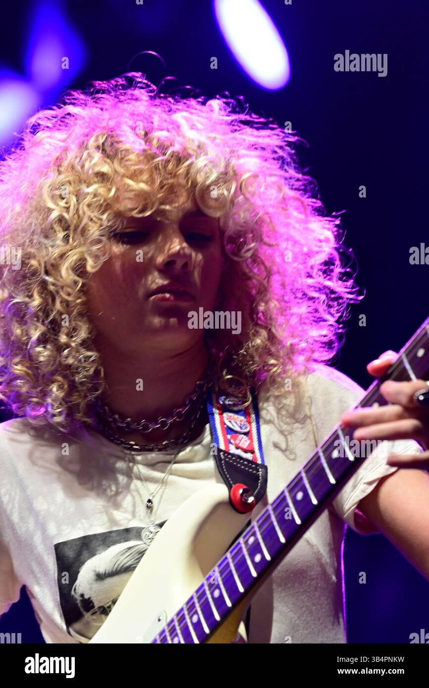 April 27, 2025: 18 year old, award-winning guitarist GRACE BOWERS ...