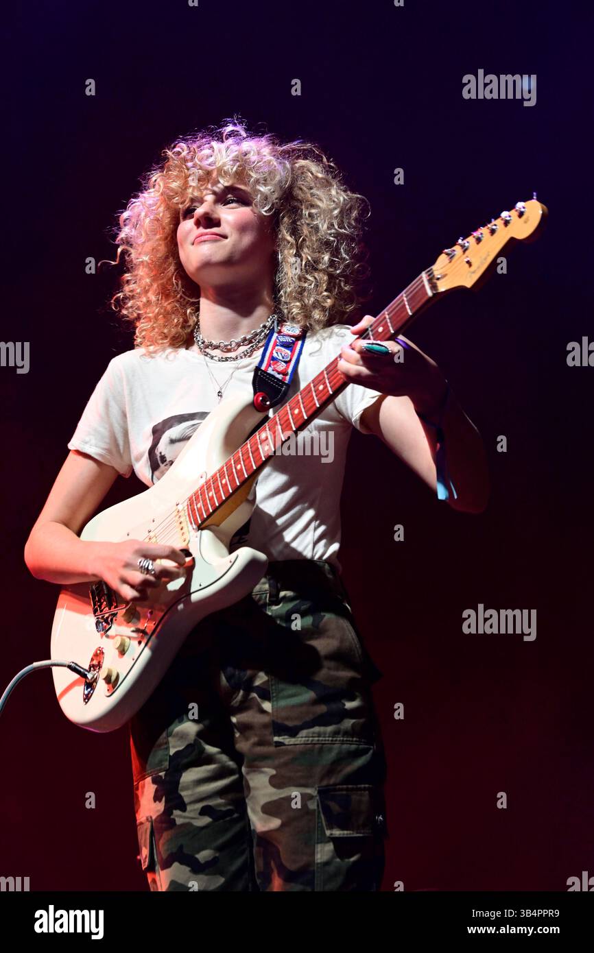 April 27, 2025: 18 year old, award-winning guitarist GRACE BOWERS ...