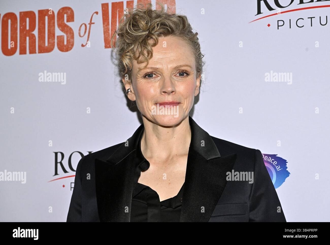 Maxine Peake attends the premiere of "Words of War" at Village East by ...