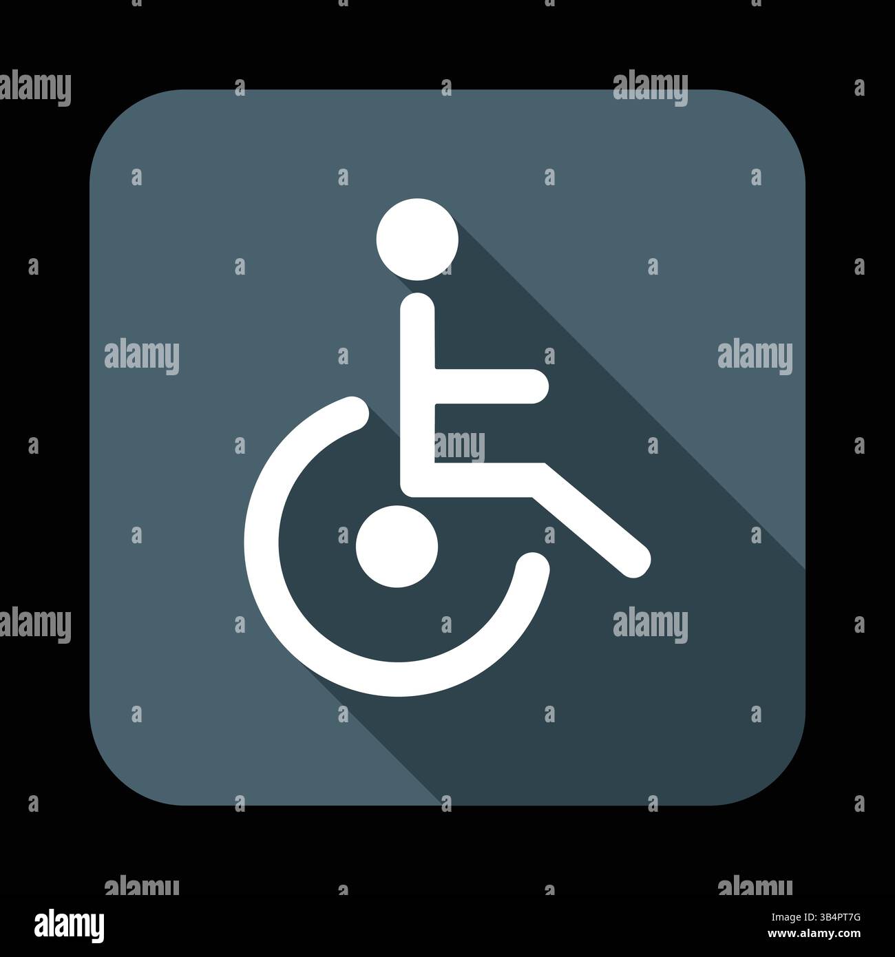 Wheelchair Accessibility Icon Representing Inclusivity, Mobility Support, and Disability ...