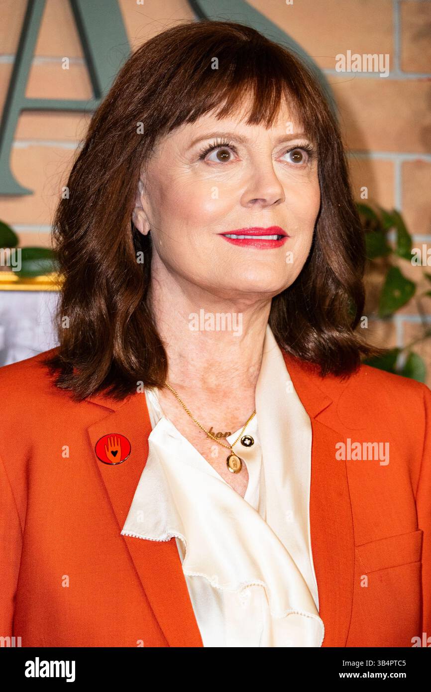 Susan Saradon attends the NONNAS World Premiere red carpet at the Plaza ...