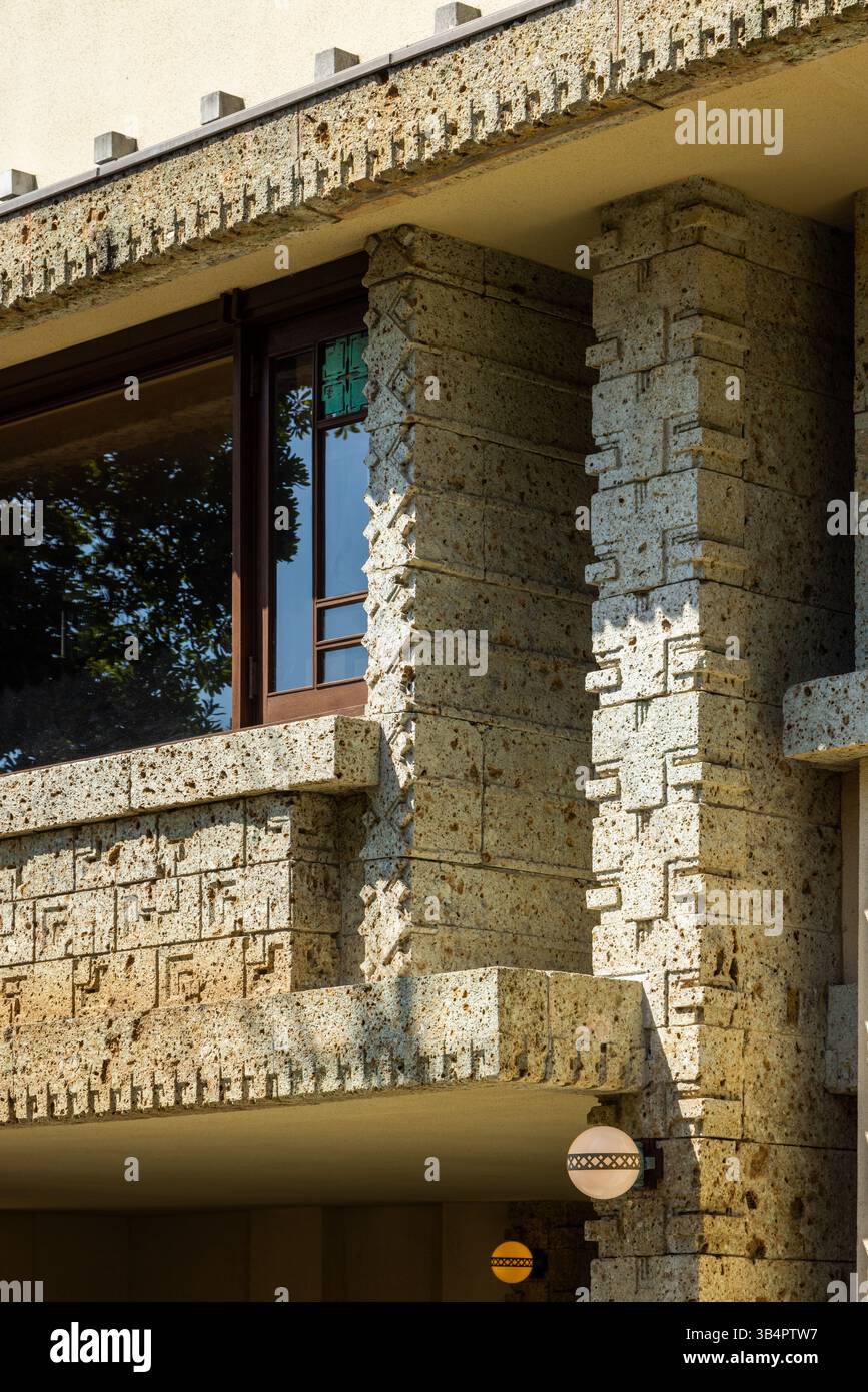 Yodokō Guest House, Ashiya, Kobe, Japan designed by Frank Lloyd Wright ...