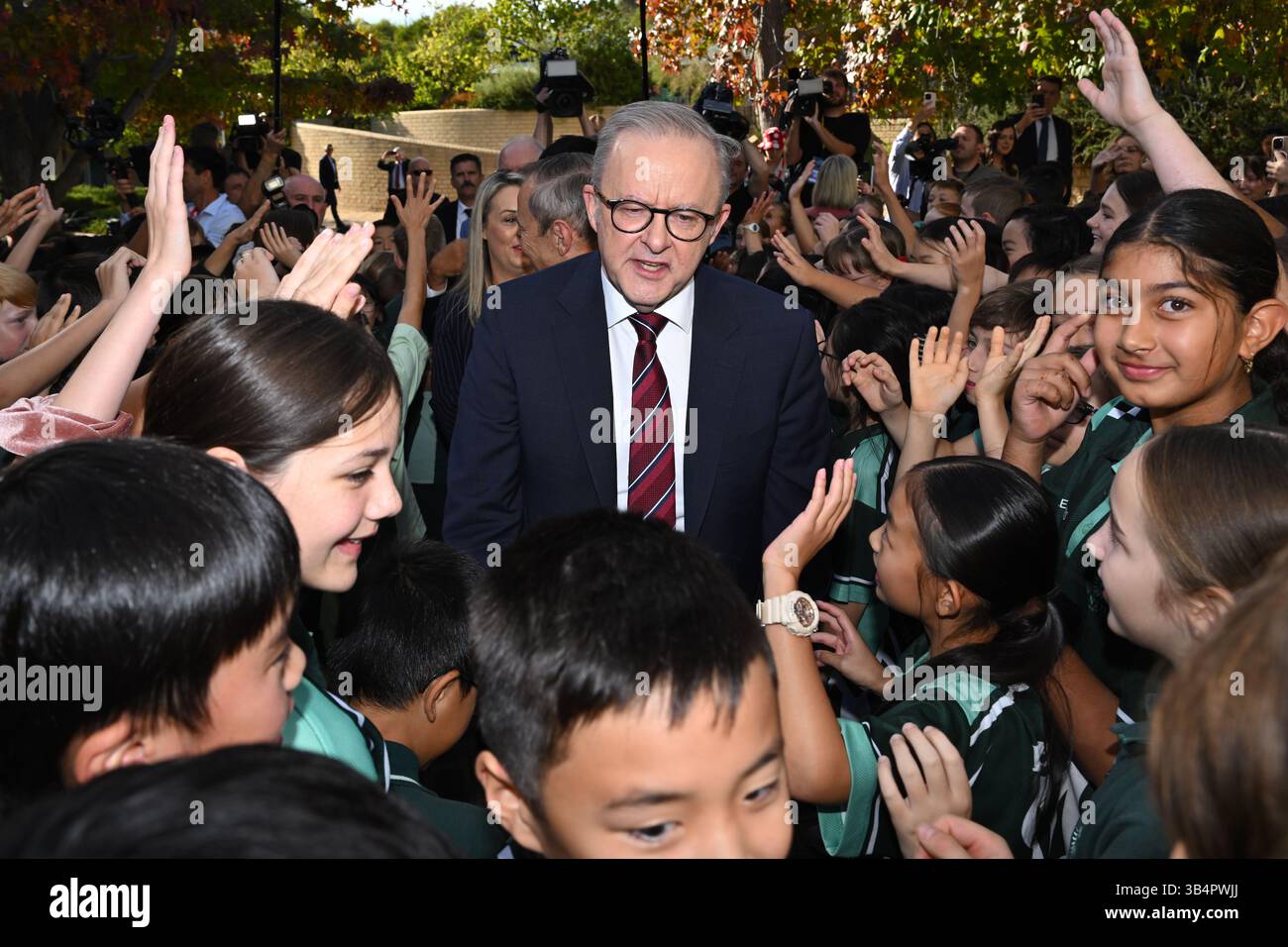 Perth, Australia. 01st May, 2025. Australian Prime Minister Anthony ...