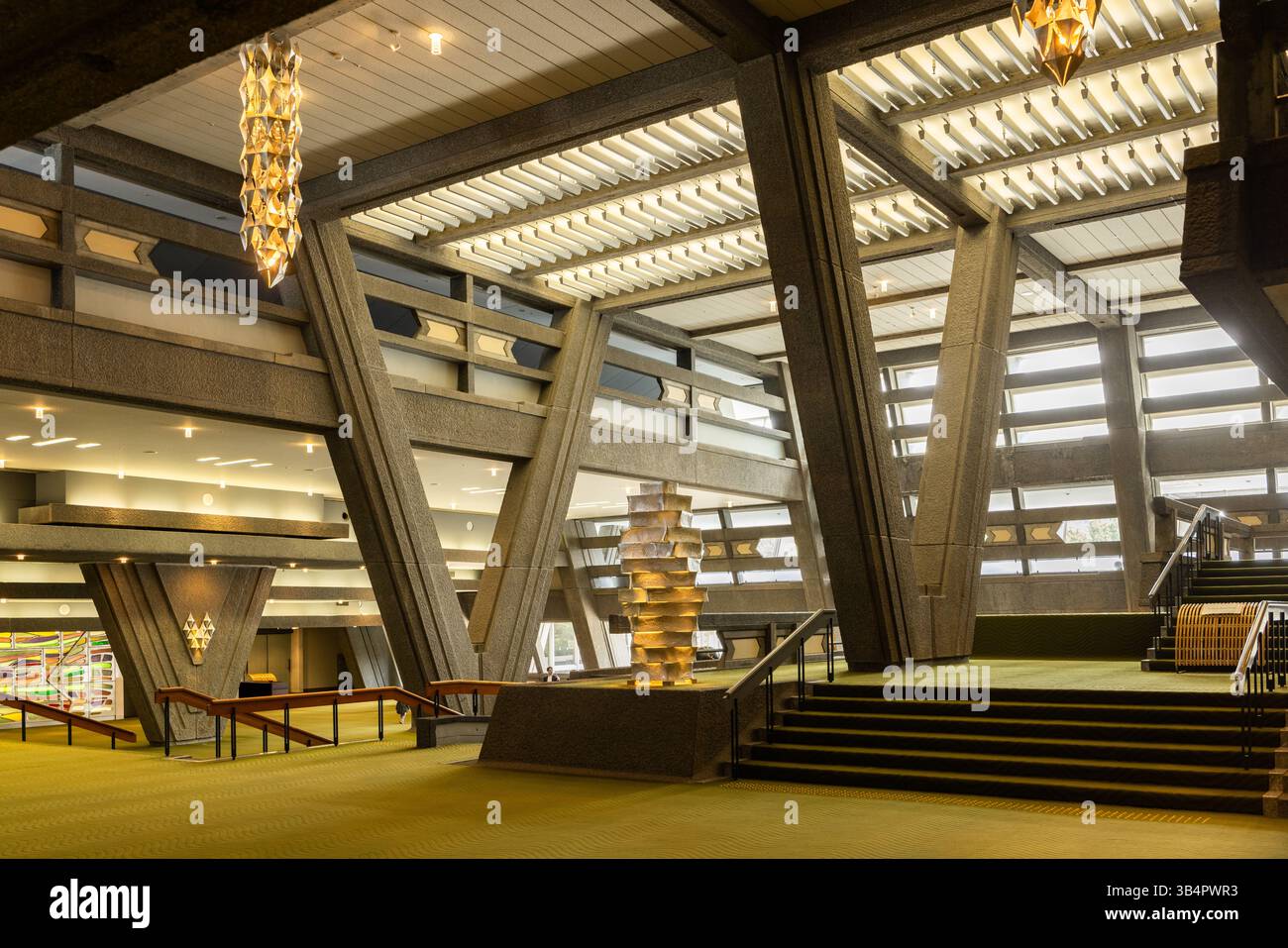 Kyoto International Conference Center (ICC Kyoto) a brutalist building ...