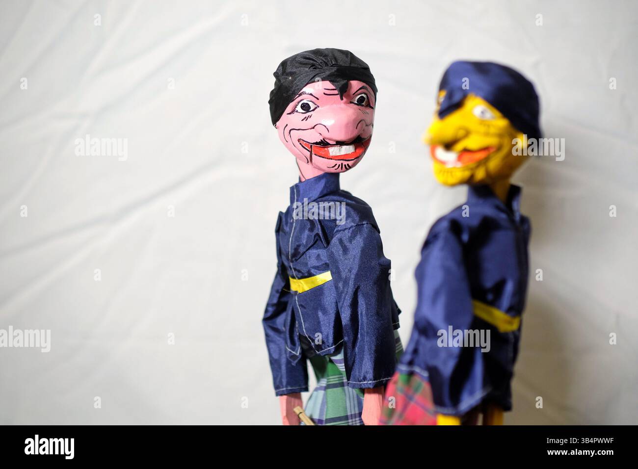 Wayang Golek or wooden puppets, a traditional performing art from West ...