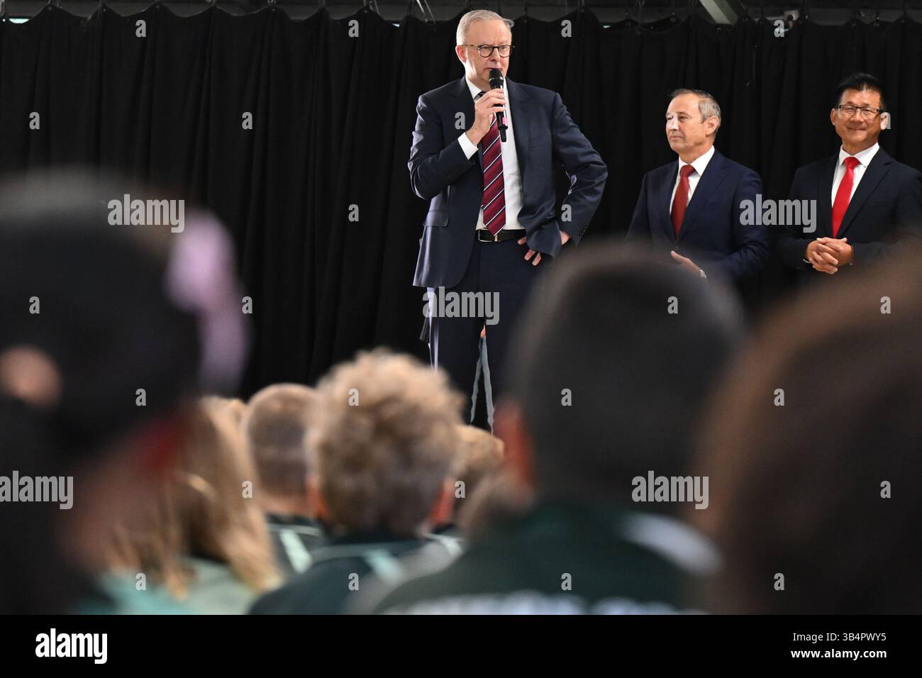 Perth, Australia. 01st May, 2025. Australian Prime Minister Anthony ...