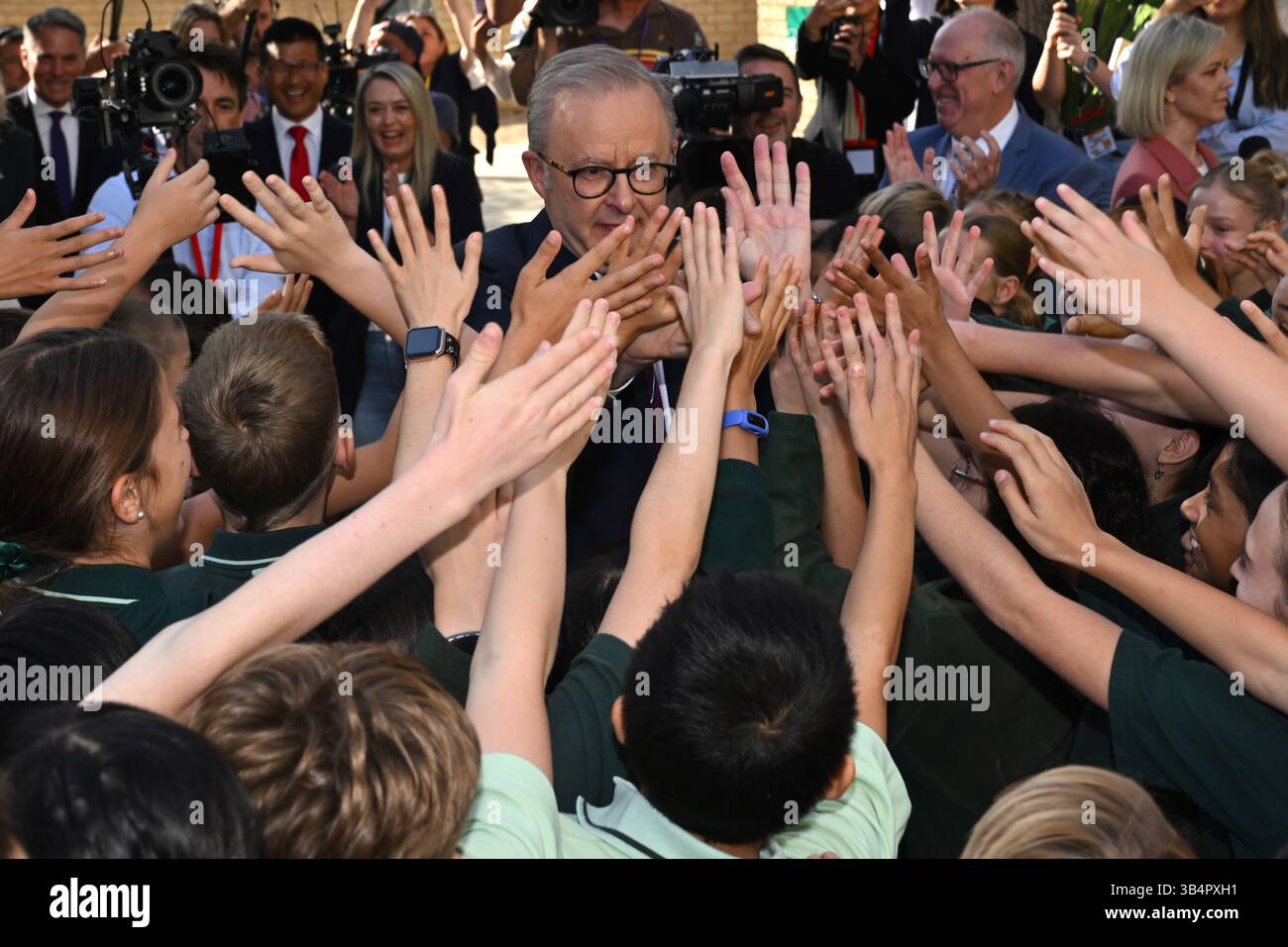 Perth, Australia. 01st May, 2025. Australian Prime Minister Anthony ...