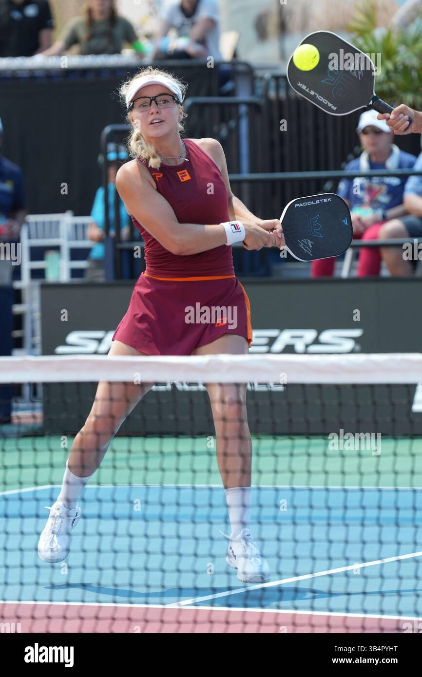 NAPLES, FL - APRIL 29: Anna Leigh Waters (USA) playing at the Minto US ...
