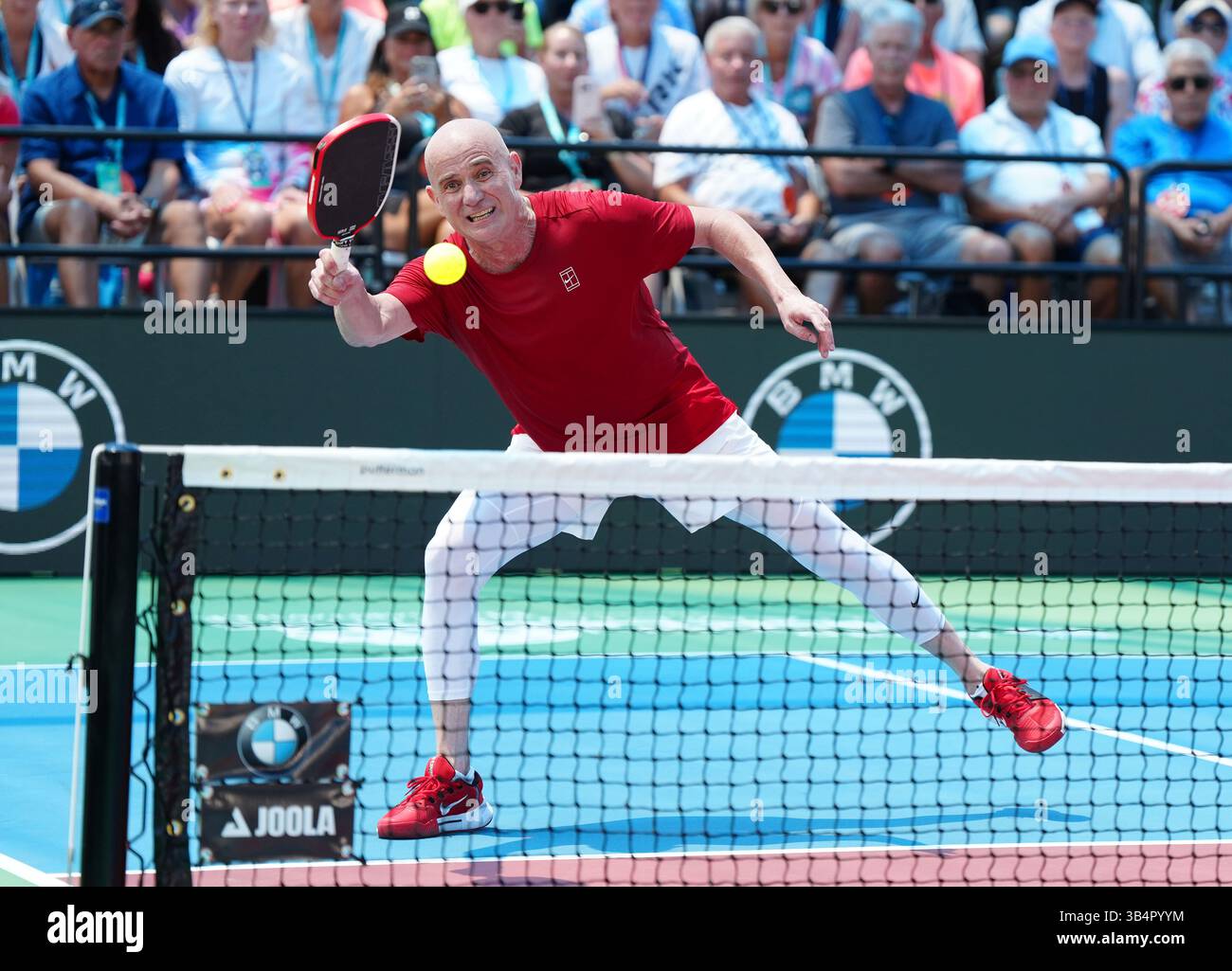 NAPLES, FL - APRIL 30: Andre Agassi (USA) plays his first professional ...