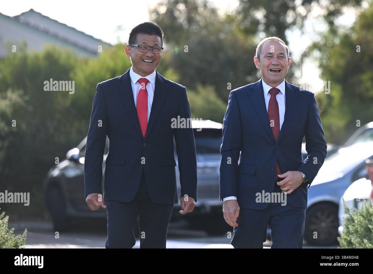 Perth, Australia. 01st May, 2025. WA Premier Roger Cook and Labor ...