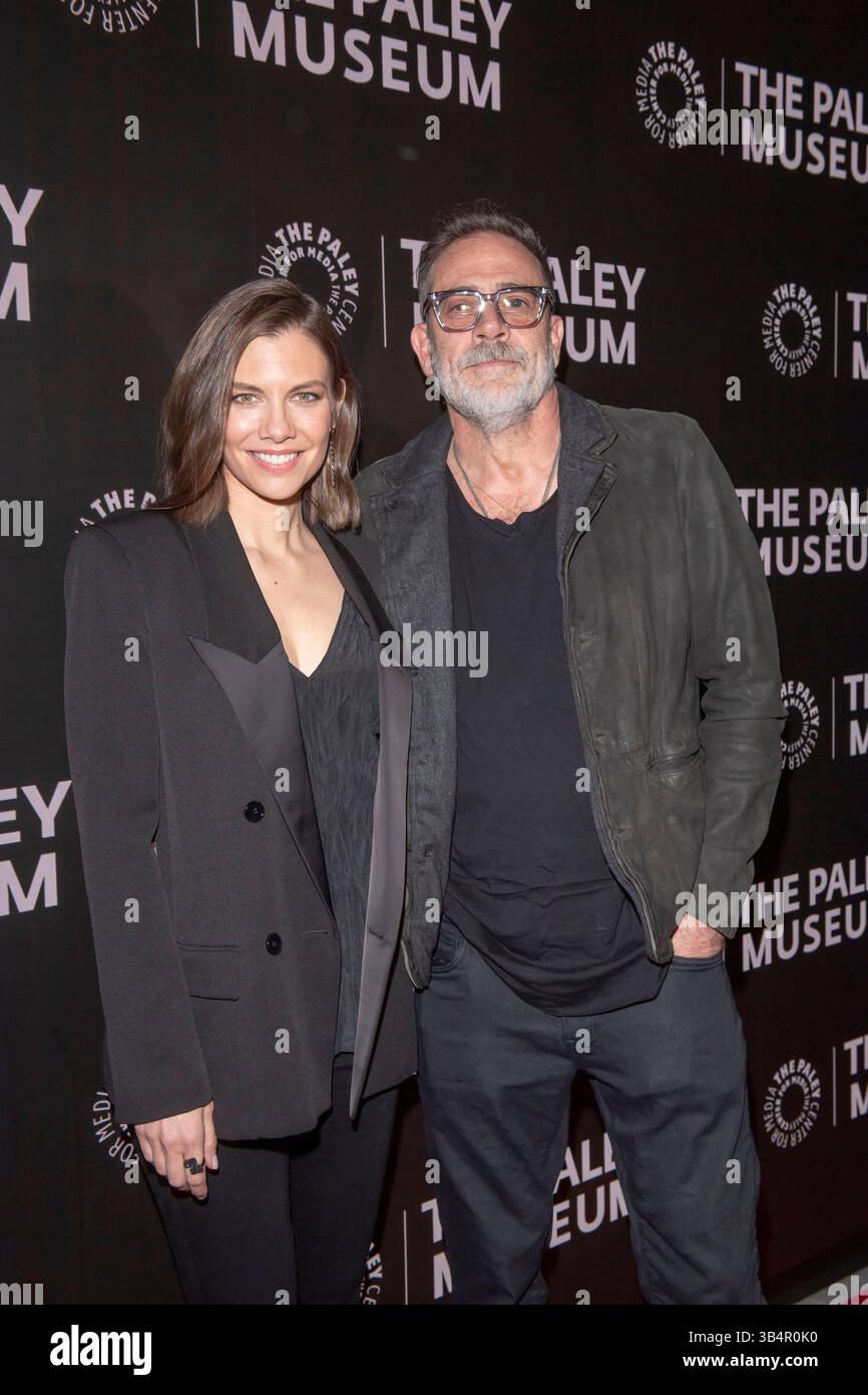 New York, United States. 30th Apr, 2025. (L-R) Lauren Cohan and Jeffrey ...