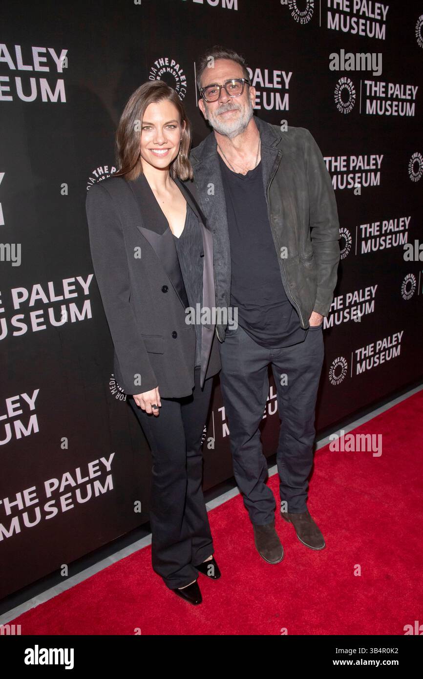 New York, United States. 30th Apr, 2025. (L-R) Lauren Cohan and Jeffrey ...