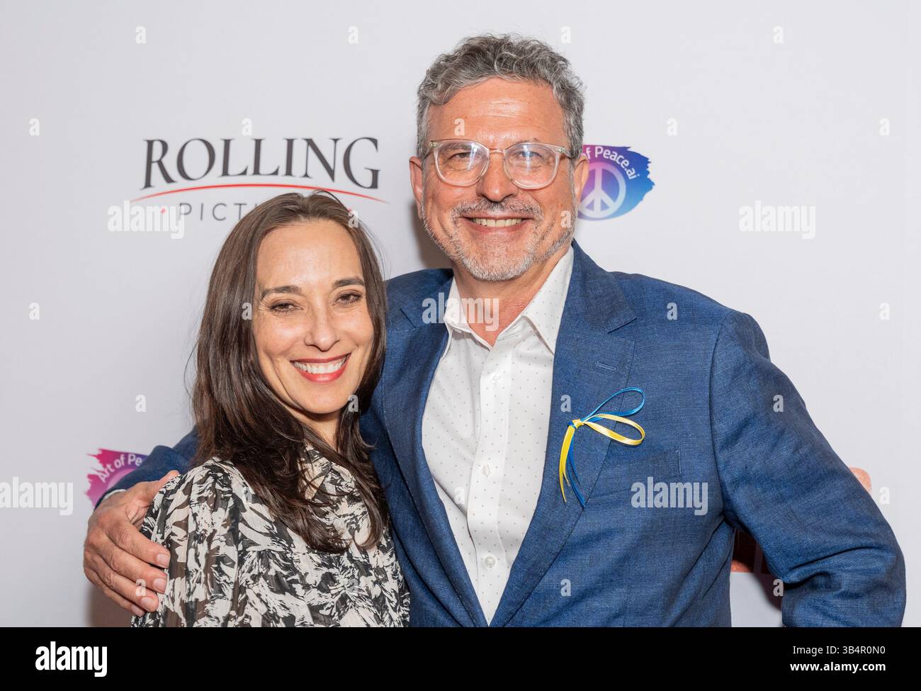 New York, NY, April 30, 2025: Eric Poppen (R) attends premiere of ...