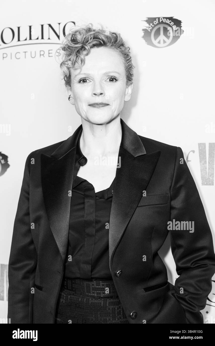 New York, NY, April 30, 2025: Maxine Peake wearing dress by Hermes ...