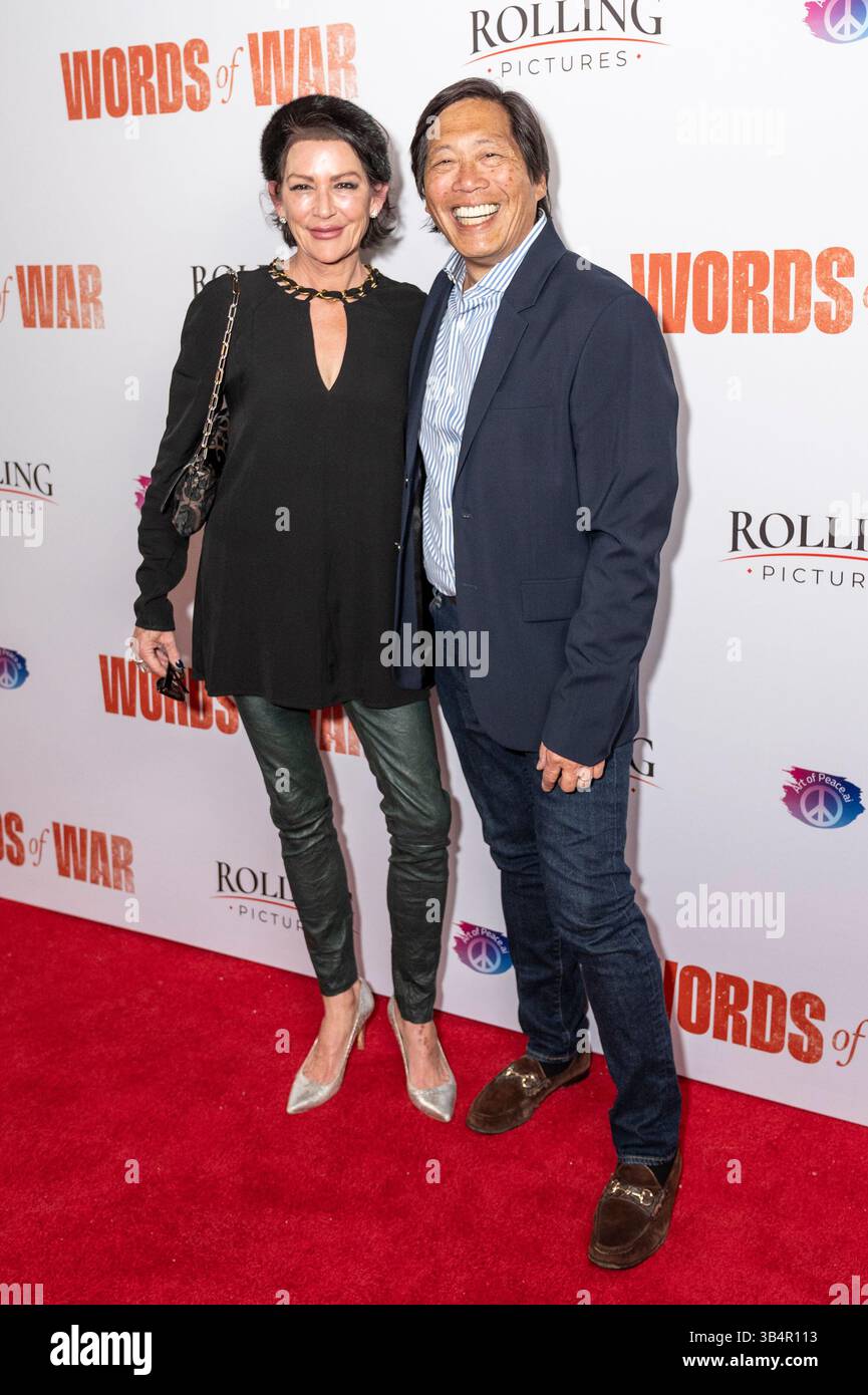 New York, USA. 30th Apr, 2025. Jodi Wing and Andy Wing attend premiere ...
