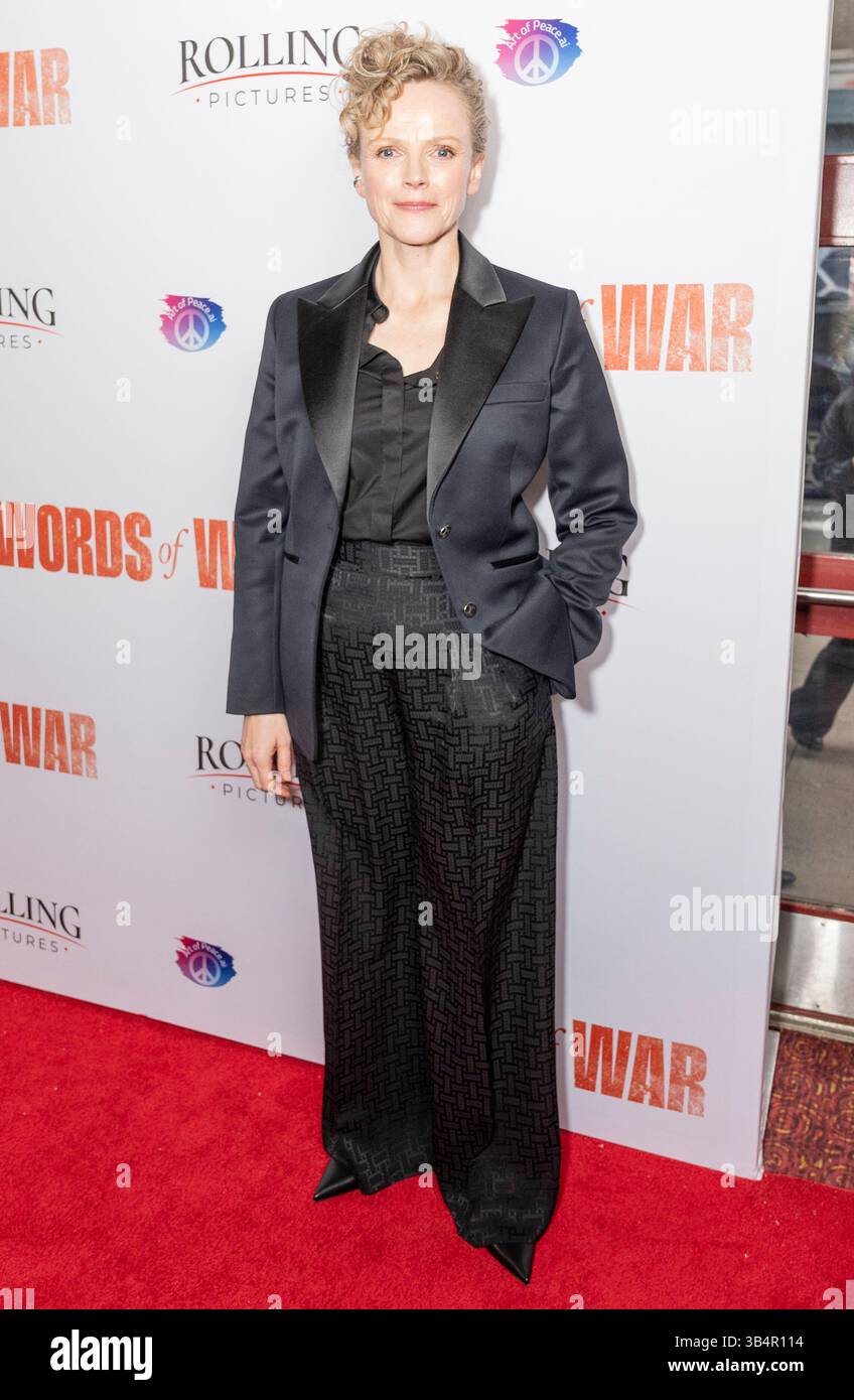 New York, USA. 30th Apr, 2025. Maxine Peake wearing dress by Hermes ...