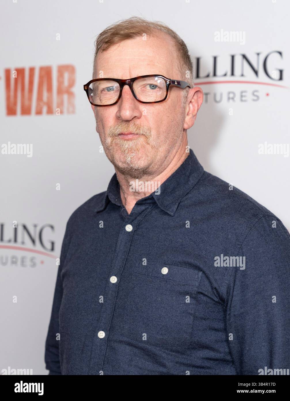 Steffan Rhodri attends premiere of political thriller 'Words of War' at ...