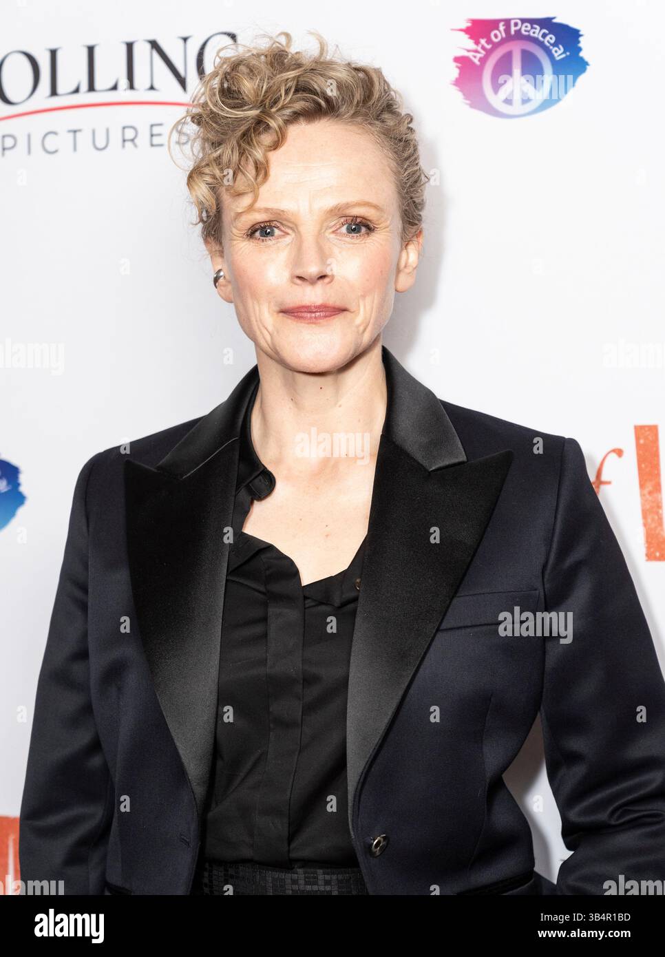 New York, USA. 30th Apr, 2025. Maxine Peake wearing dress by Hermes ...