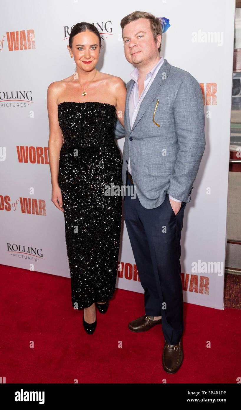 Alex Bell and David Bell attend premiere of political thriller 'Words ...