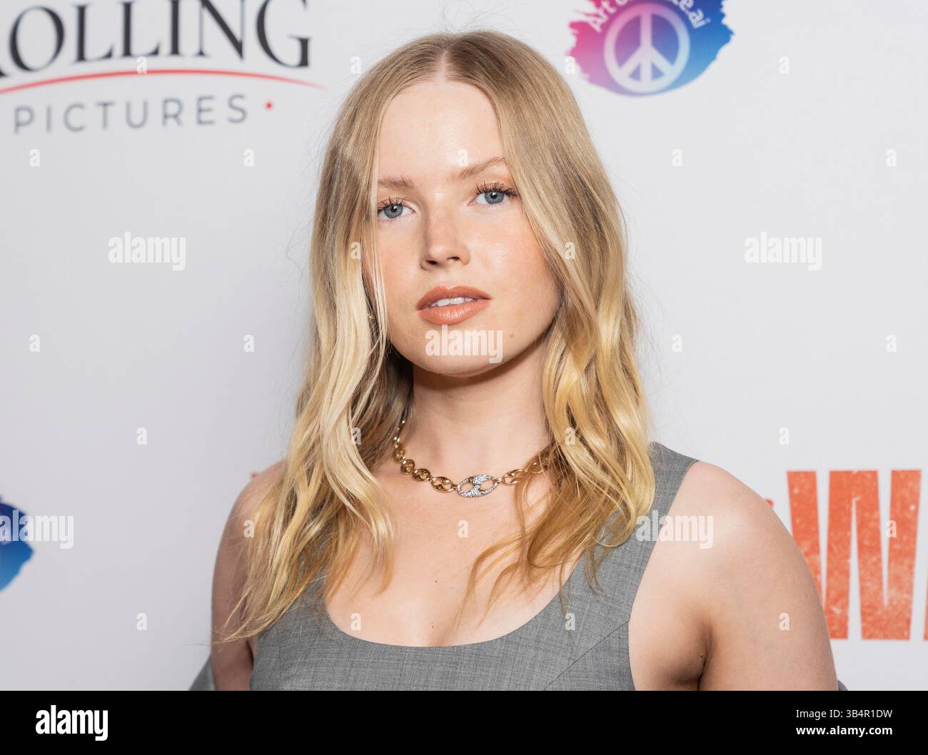 New York, USA. 30th Apr, 2025. Ellie Bamber attends premiere of ...