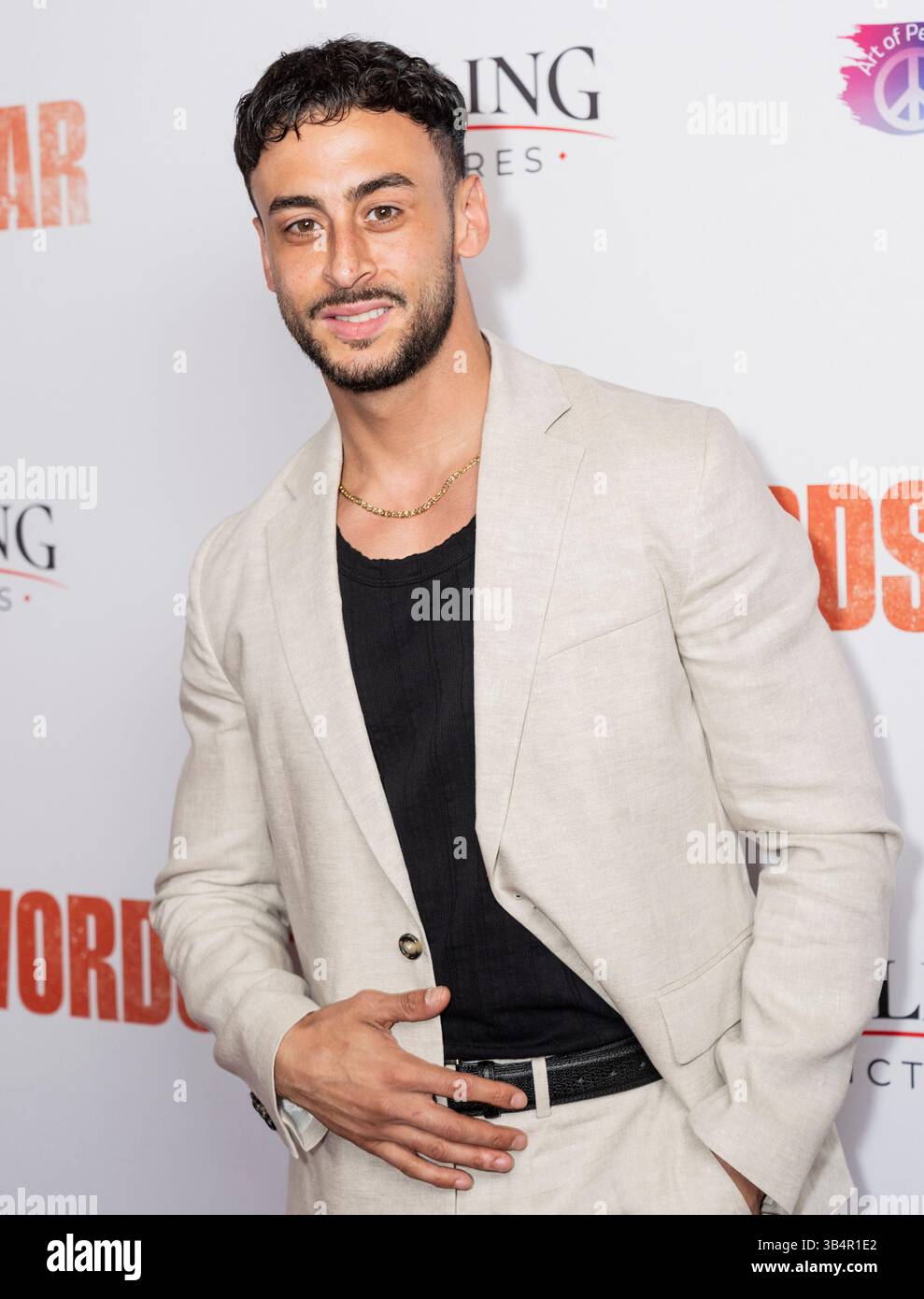 Fady El-Sayed attends premiere of political thriller 'Words of War' at ...