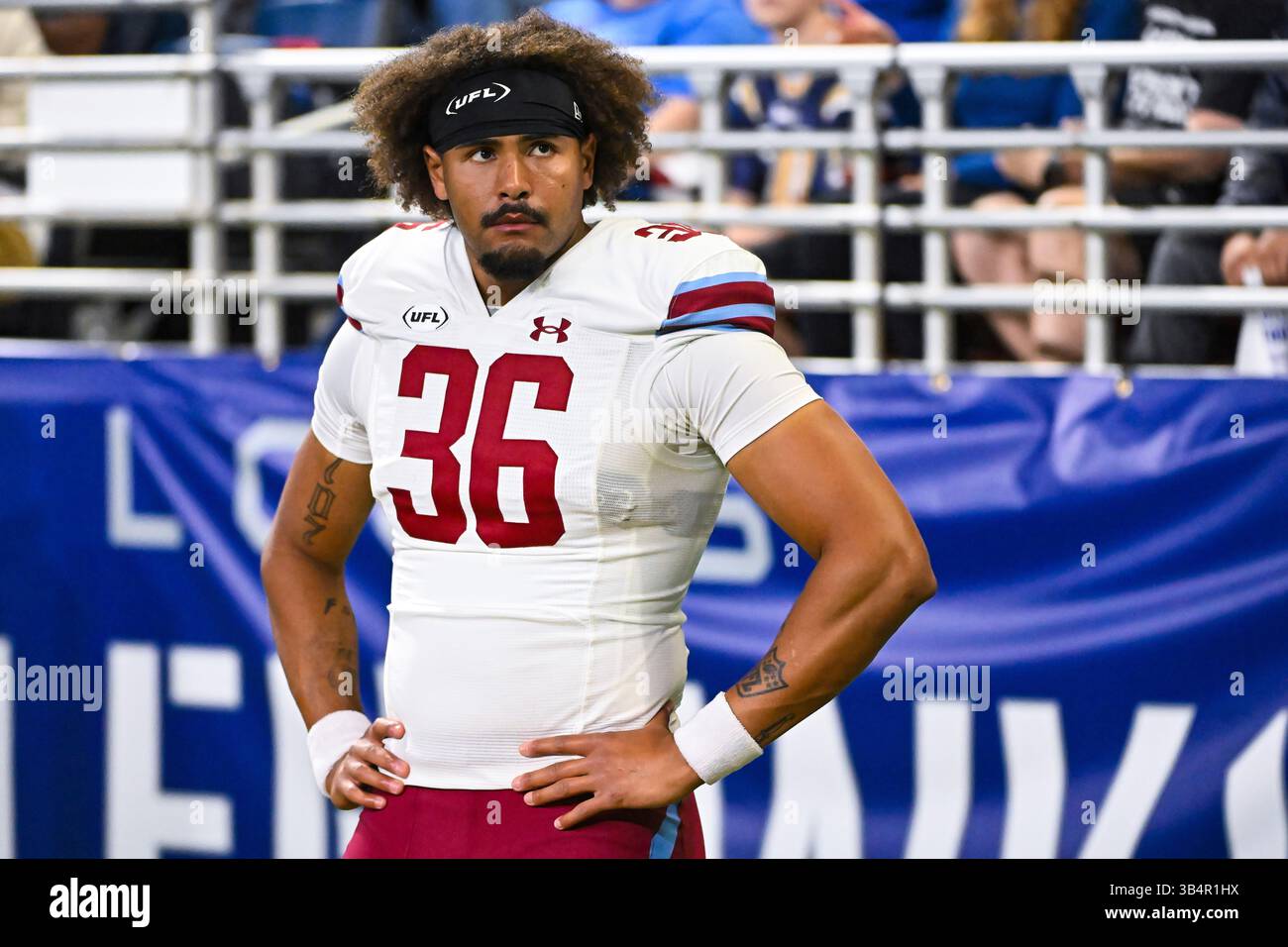 ST. LOUIS, MO - APRIL 26: Michigan Panthers Punter Seth Vernon (36 ...