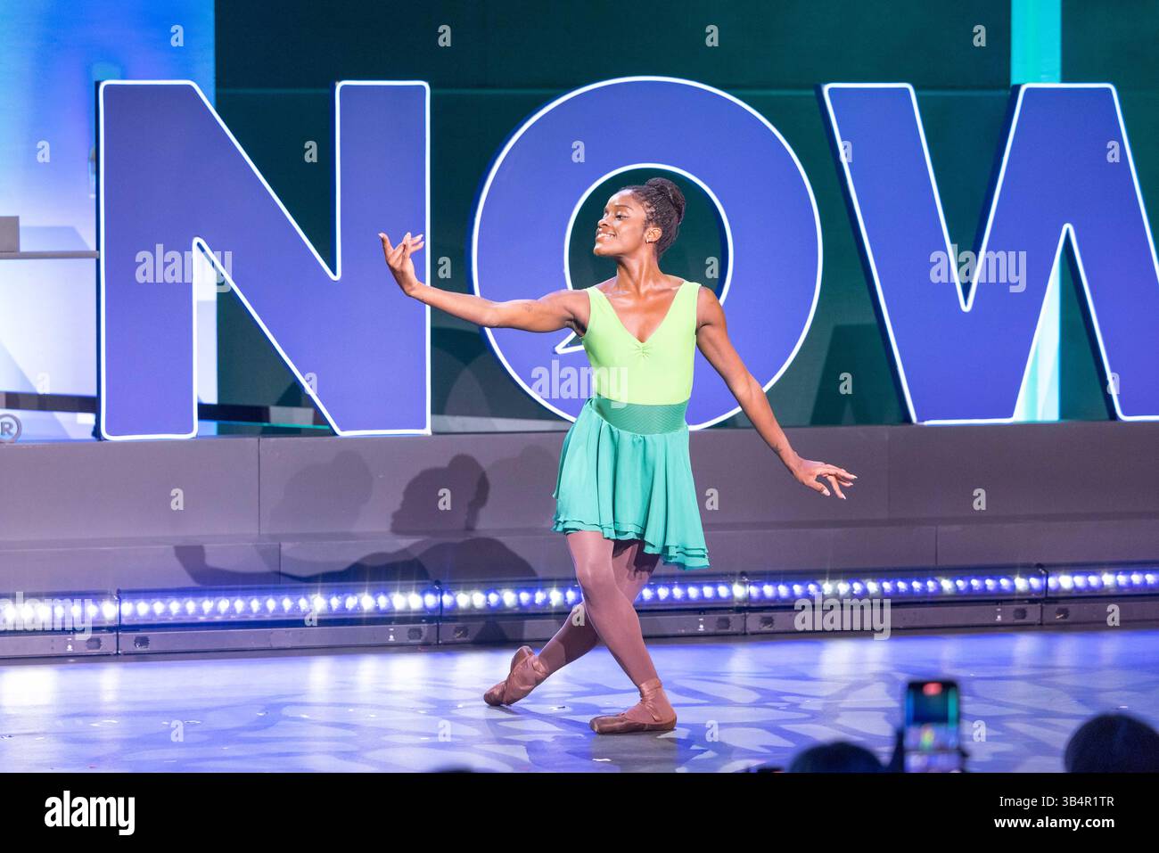 Brazilian ballerina Ingrid Silva during Global Citizen NOW at Spring ...