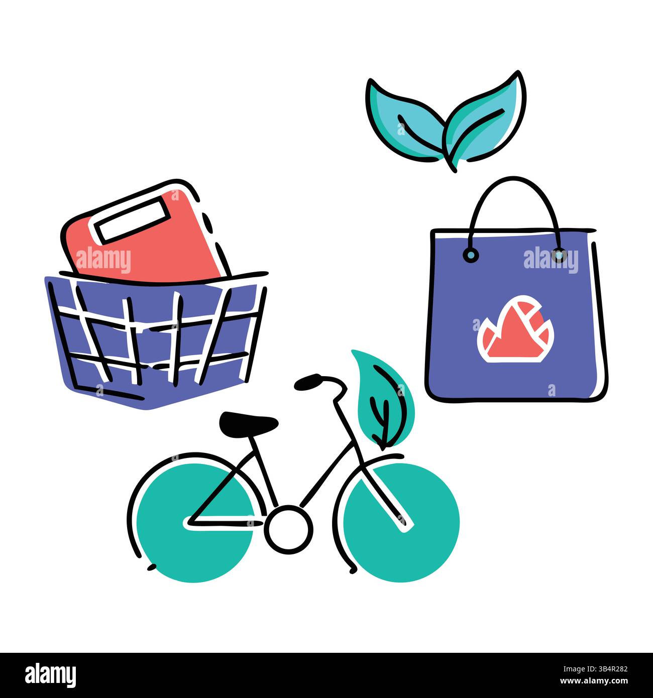 Eco-Friendly and Sustainable Living Vectors – Green Energy, Zero-Waste ...