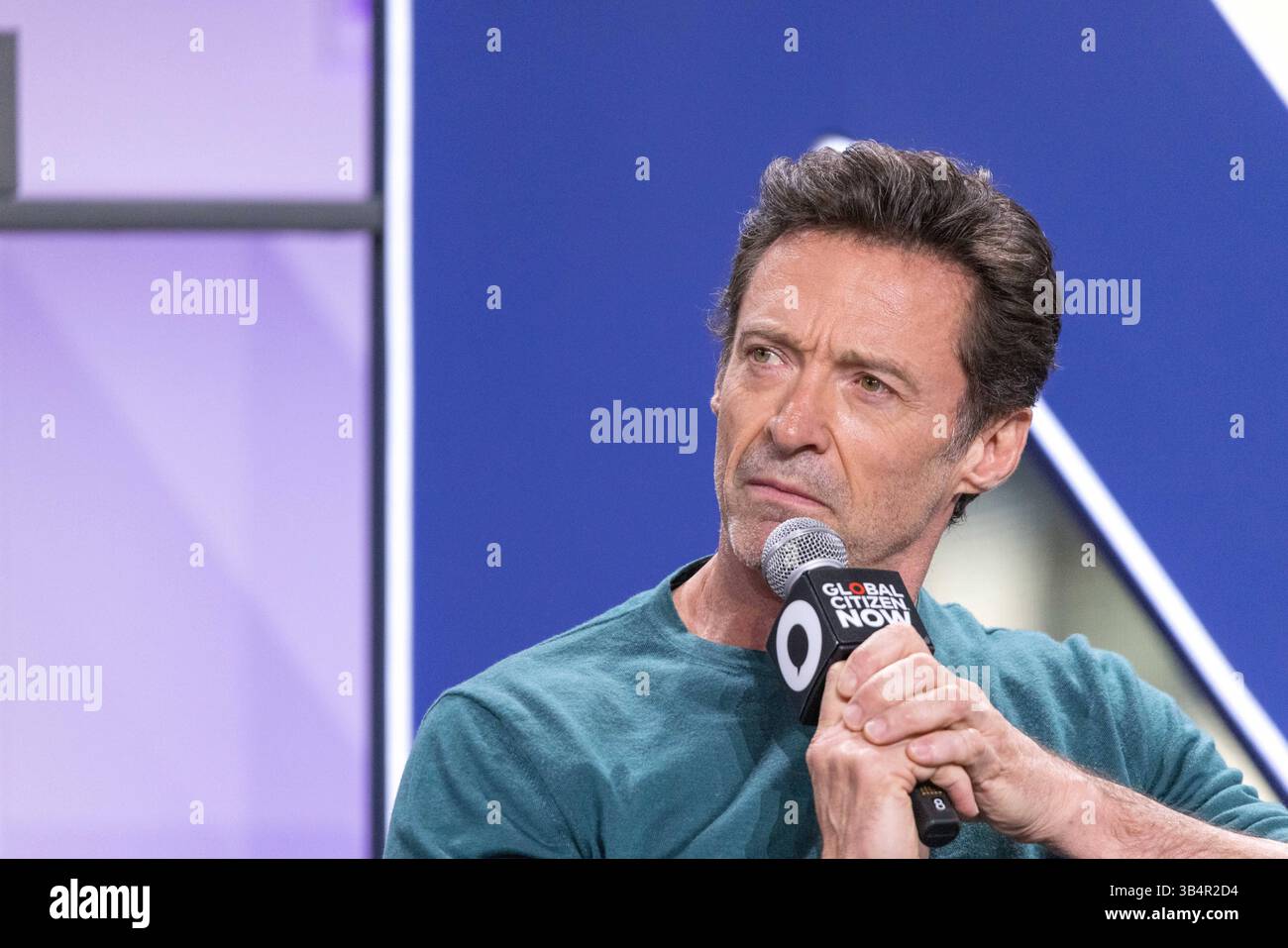 Global Citizen Now in New York Hugh Jackman during Global Citizen NOW ...