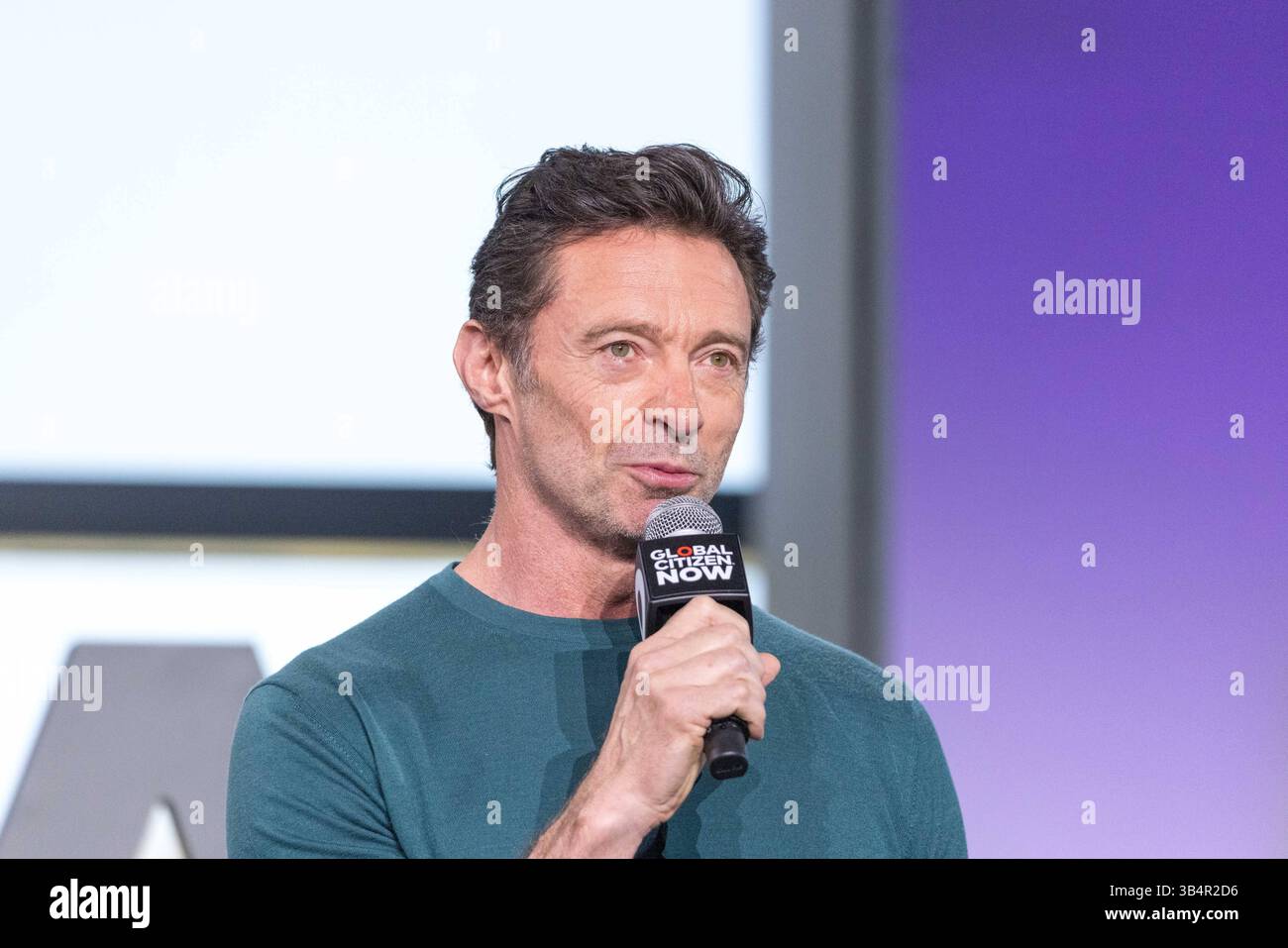 Global Citizen Now in New York Hugh Jackman during Global Citizen NOW ...