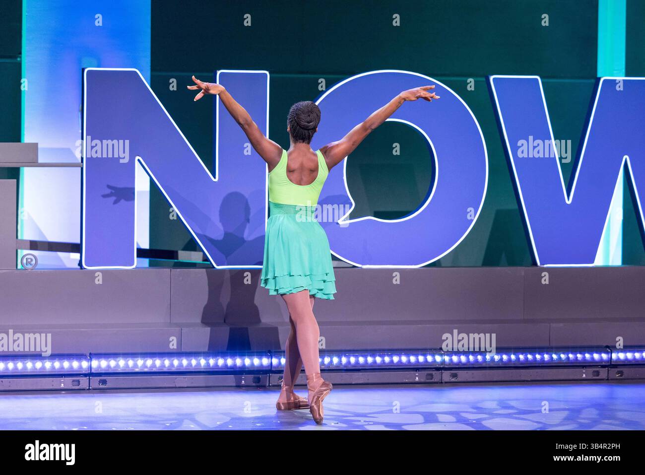 Global Citizen Now in New York Brazilian ballerina Ingrid Silva during ...