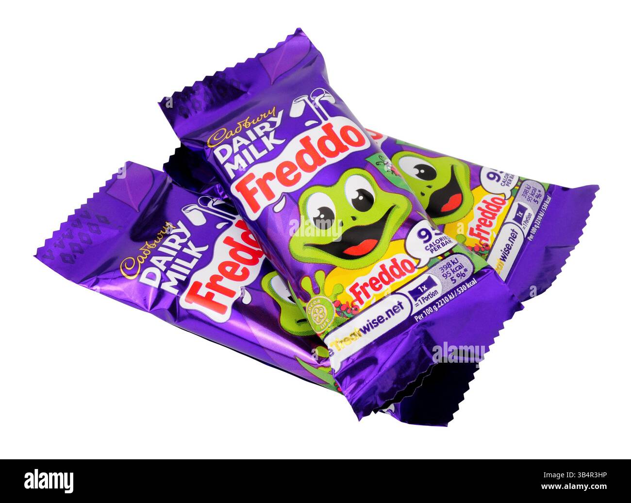 Cadbury individual dairy milk chocolate Freddo bars Stock Photo - Alamy