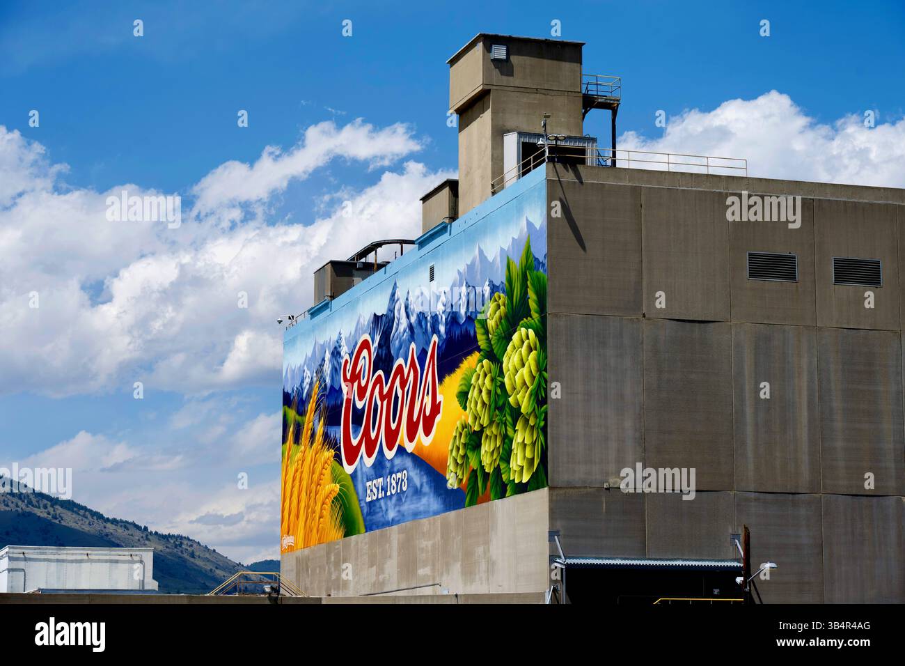 Golden, Colorado, USA - April 26, 2025: A vibrantly painted ...