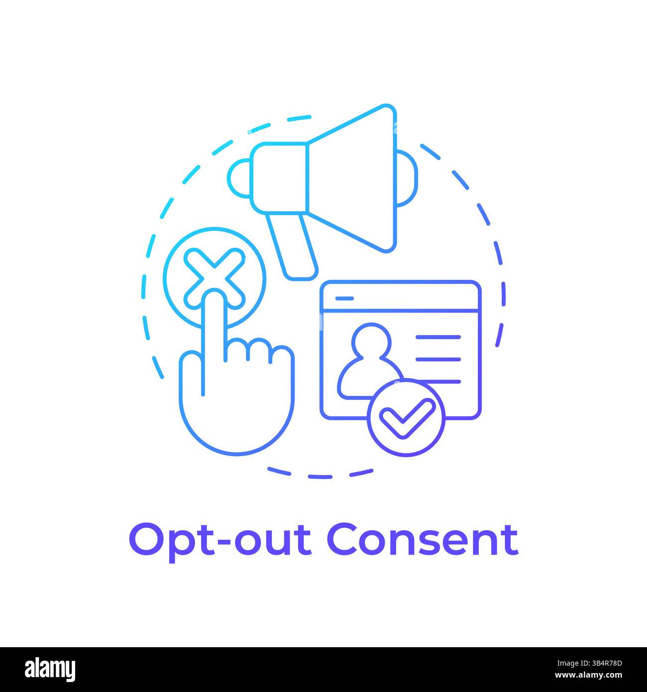 Opting out Stock Vector Images - Alamy