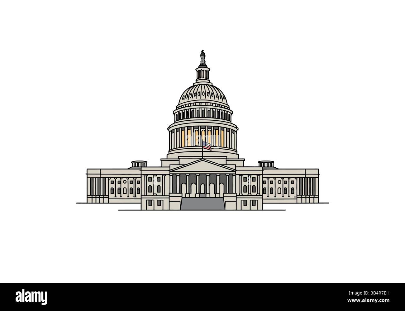 American heritage center Stock Vector Images - Alamy