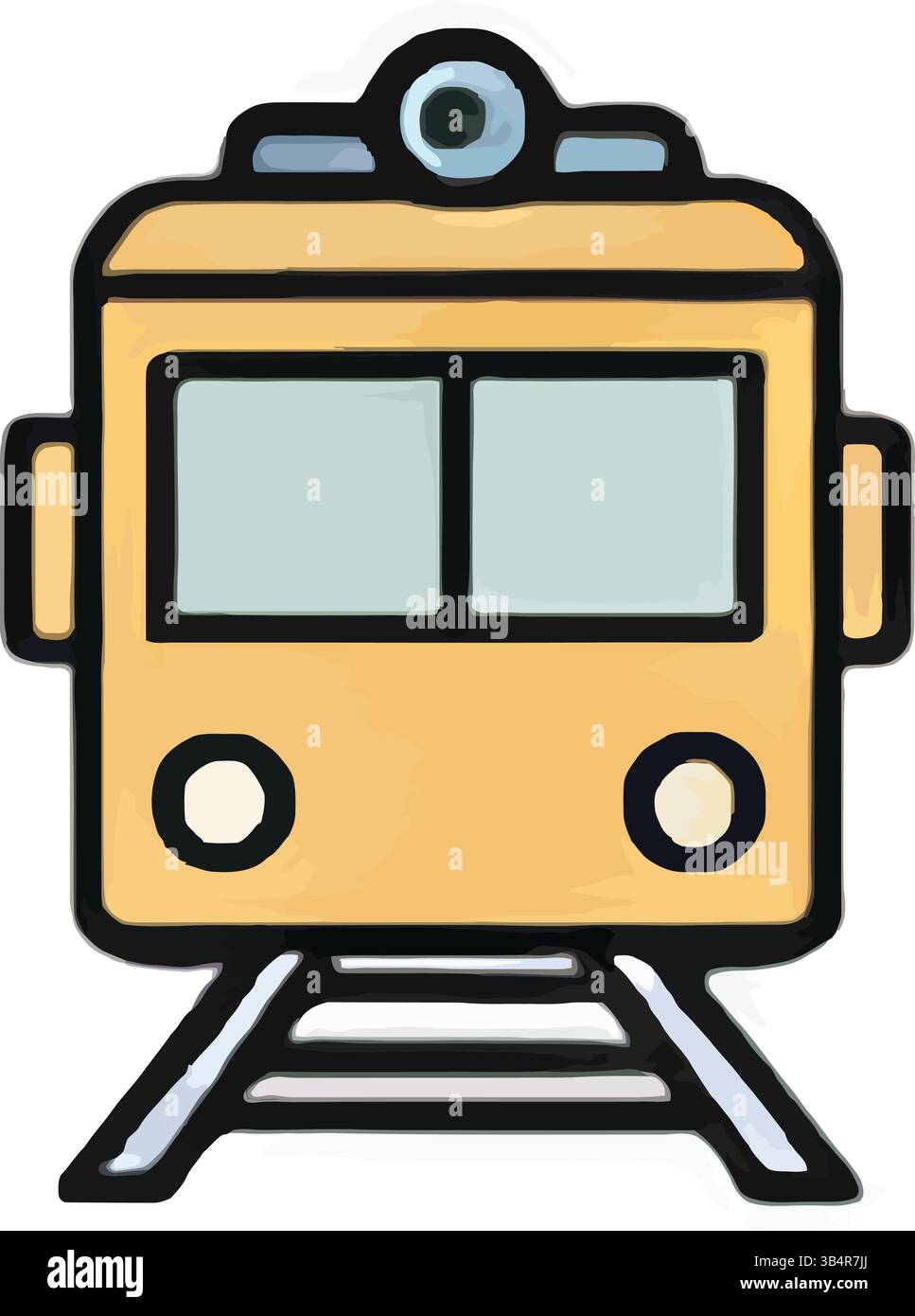 Minimalist train front view hi-res stock photography and images - Alamy