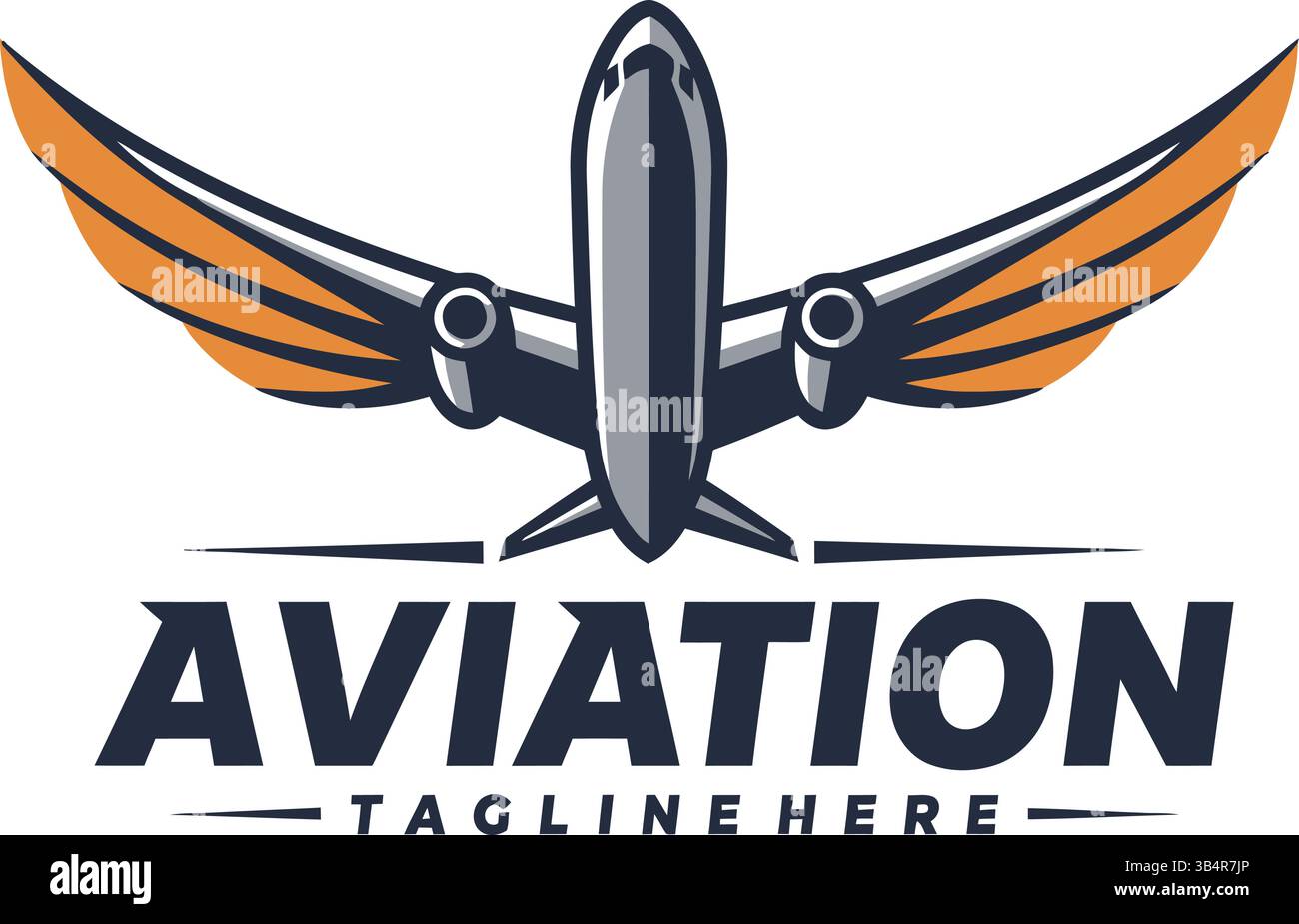 Aviation services logo hi-res stock photography and images - Alamy
