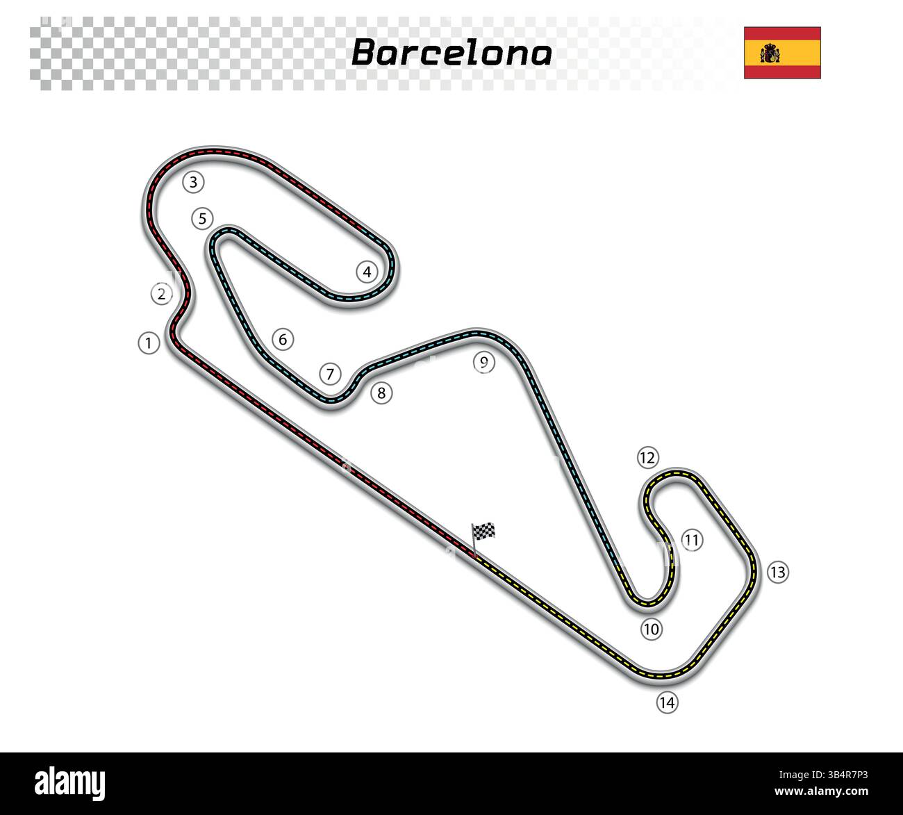 Spanish track Cut Out Stock Images & Pictures - Alamy